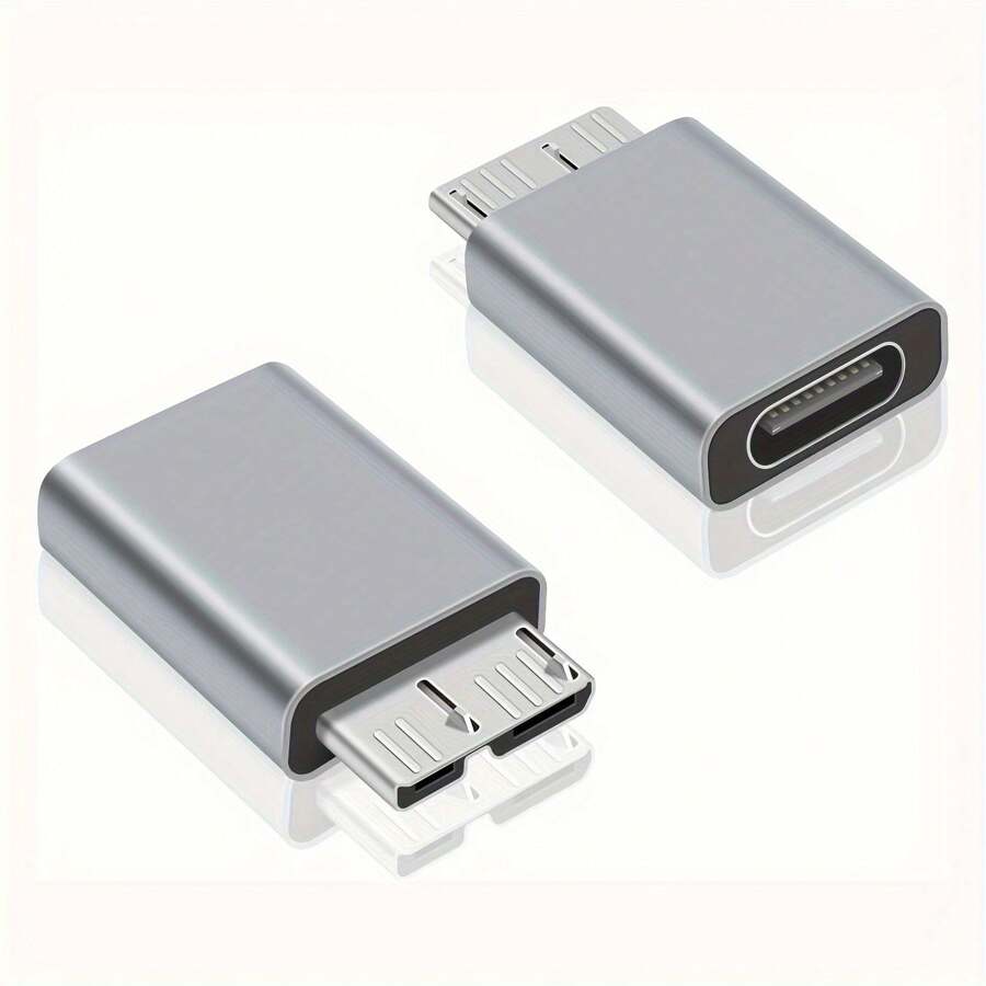 2 paquets d'adaptateurs USB 3.1 à 90 degrés, convertisseur à angle de gauche et de droite USB A ...