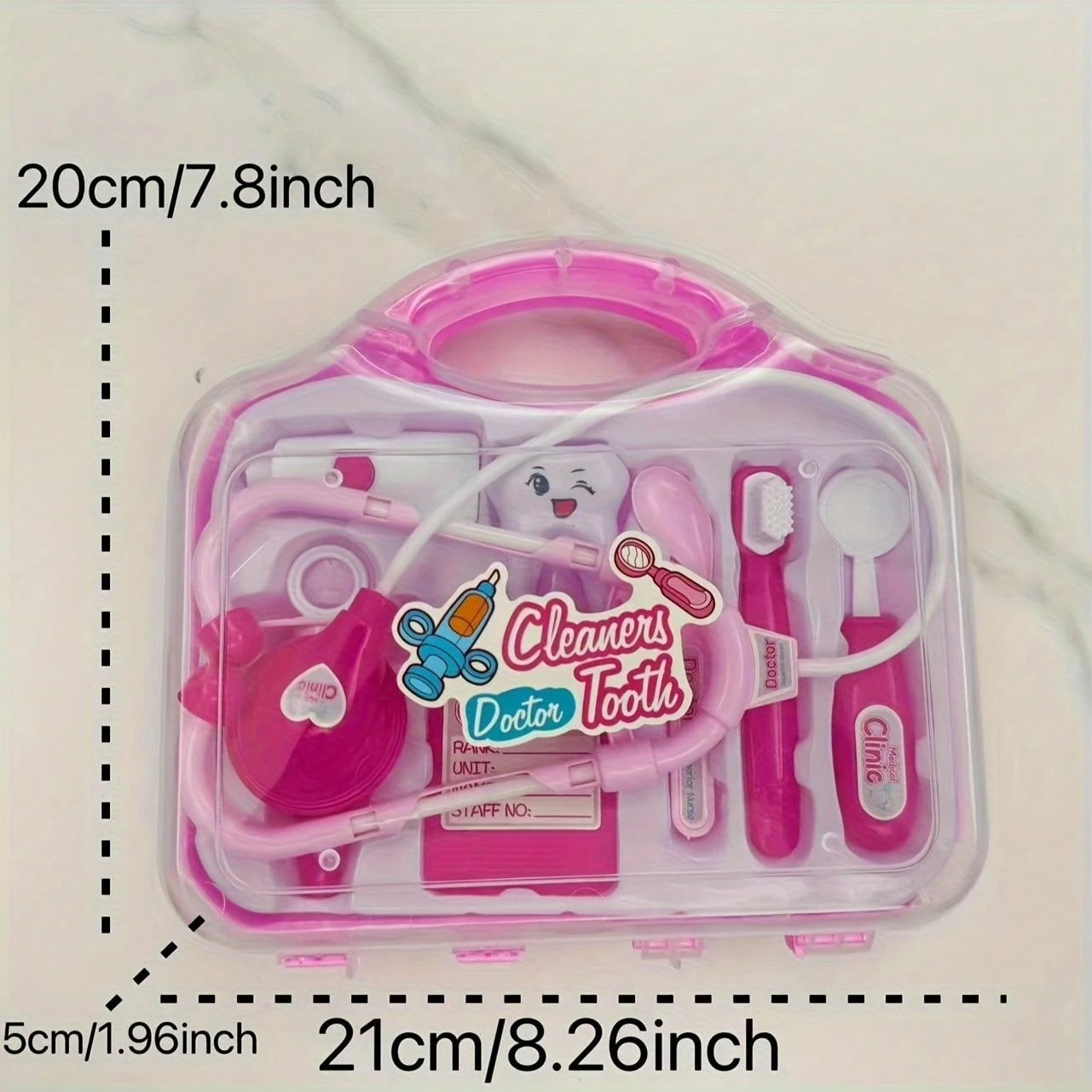 8pcs Doctor Game Dental Toys, Toothbrush And Toothpaste Playset ...