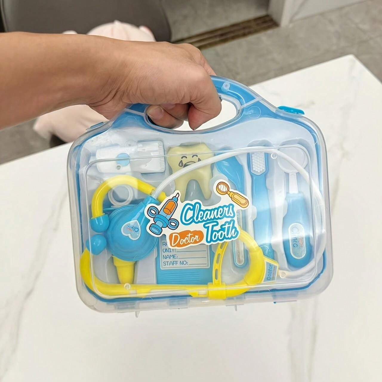 8pcs Dentist Doctor Role Play Toys, Tooth-Brushing & Toothpaste ...