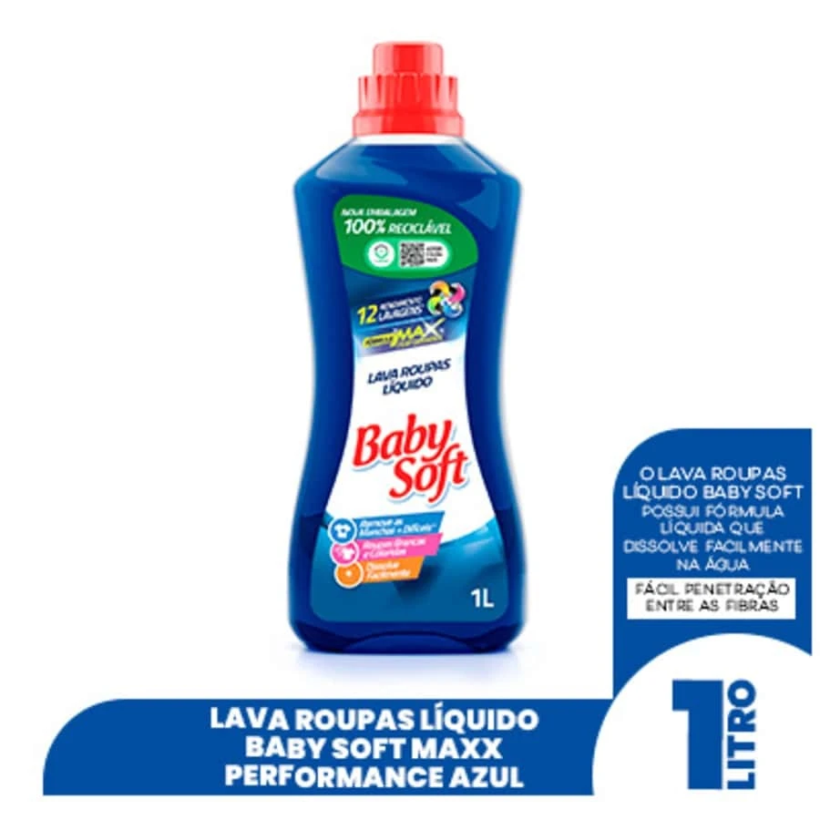 Baby Soft Baby Soft Liquid Laundry Detergent Blue - 1l | SHEIN USA