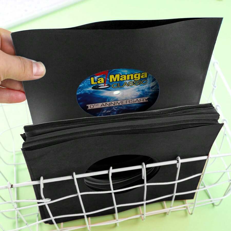20 Pieces Paper Record Sleeves Paper Sleeves 7 Inch Protection Paper ...