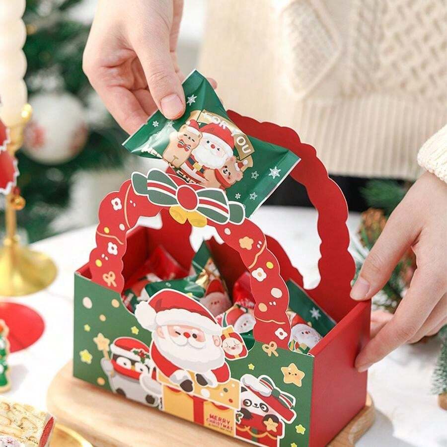Christmas Portable Packaging Box Cookies, Cakes, Hearts, Apples, Sweets ...