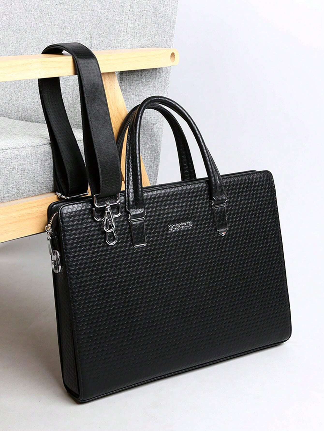 gorchis New Anti-Theft Password Lock Briefcase Men Handbag Large ...