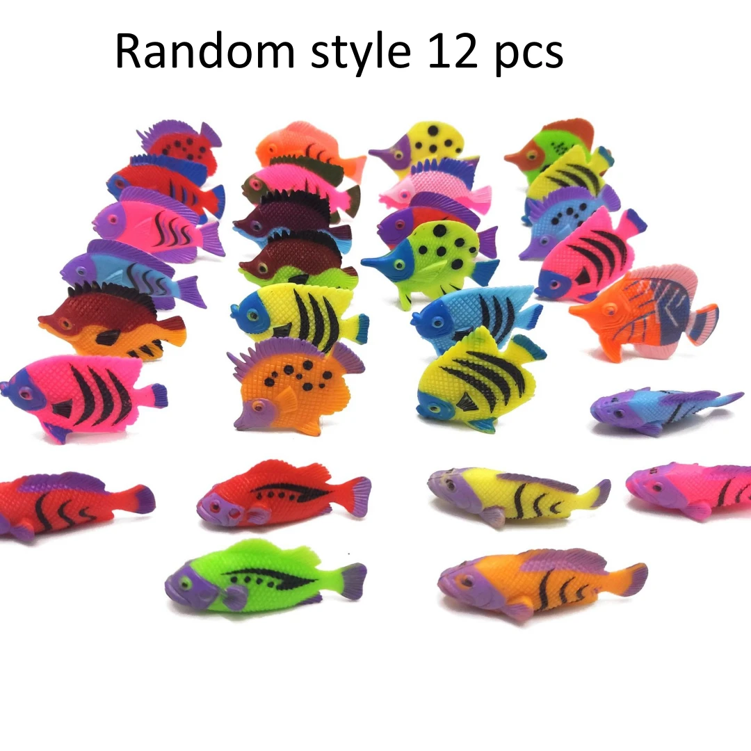 12pcs Assorted Realistic Mini Sea Animal Fish | SHEIN USA