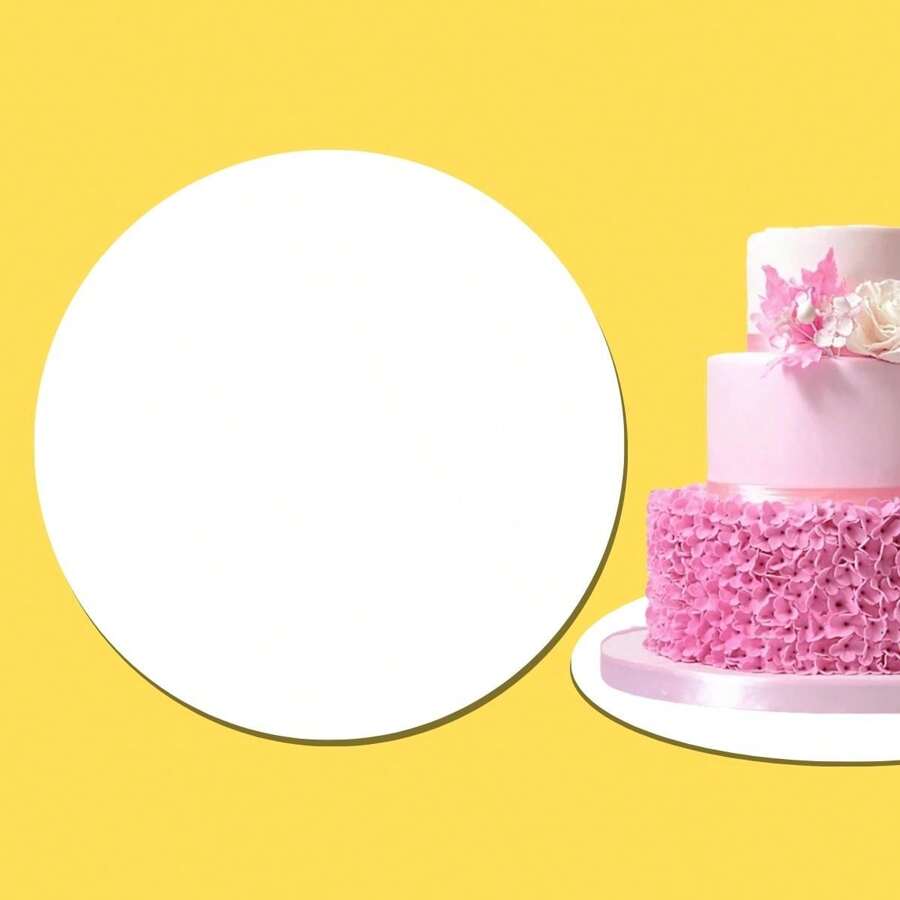 Kit With 5 Cake Stands Cake Board In 3mm MDF Board 15x15cm - White Cake ...