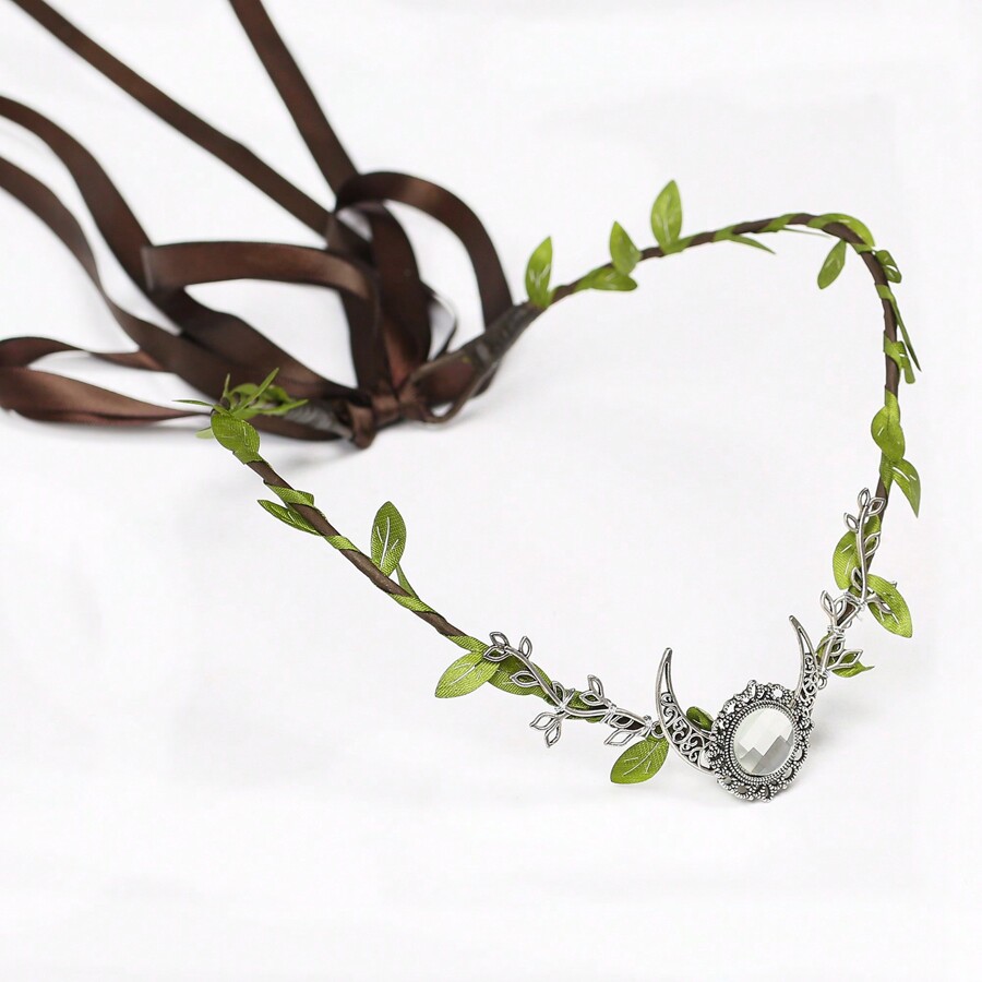 Crown Woodland Headpiece Forest Leaf Circlet Elven Wreath | SHEIN EUR