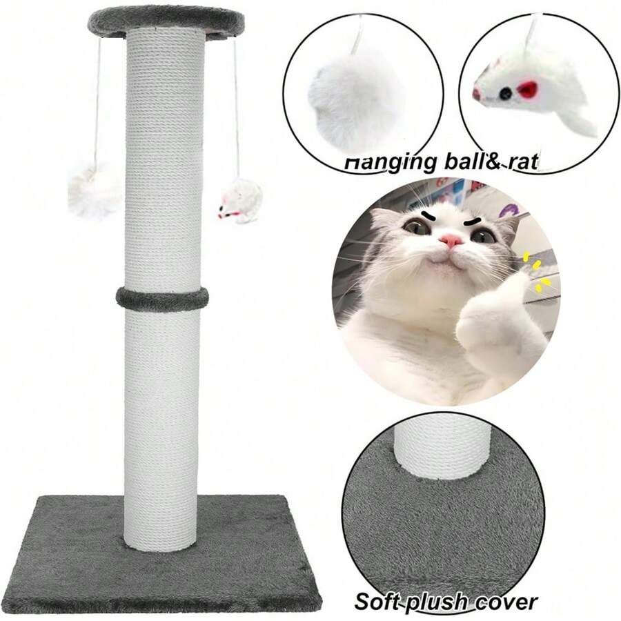 Cat Scratching Post 34 Inches Heavy Duty And Thicker Cat Scratching ...