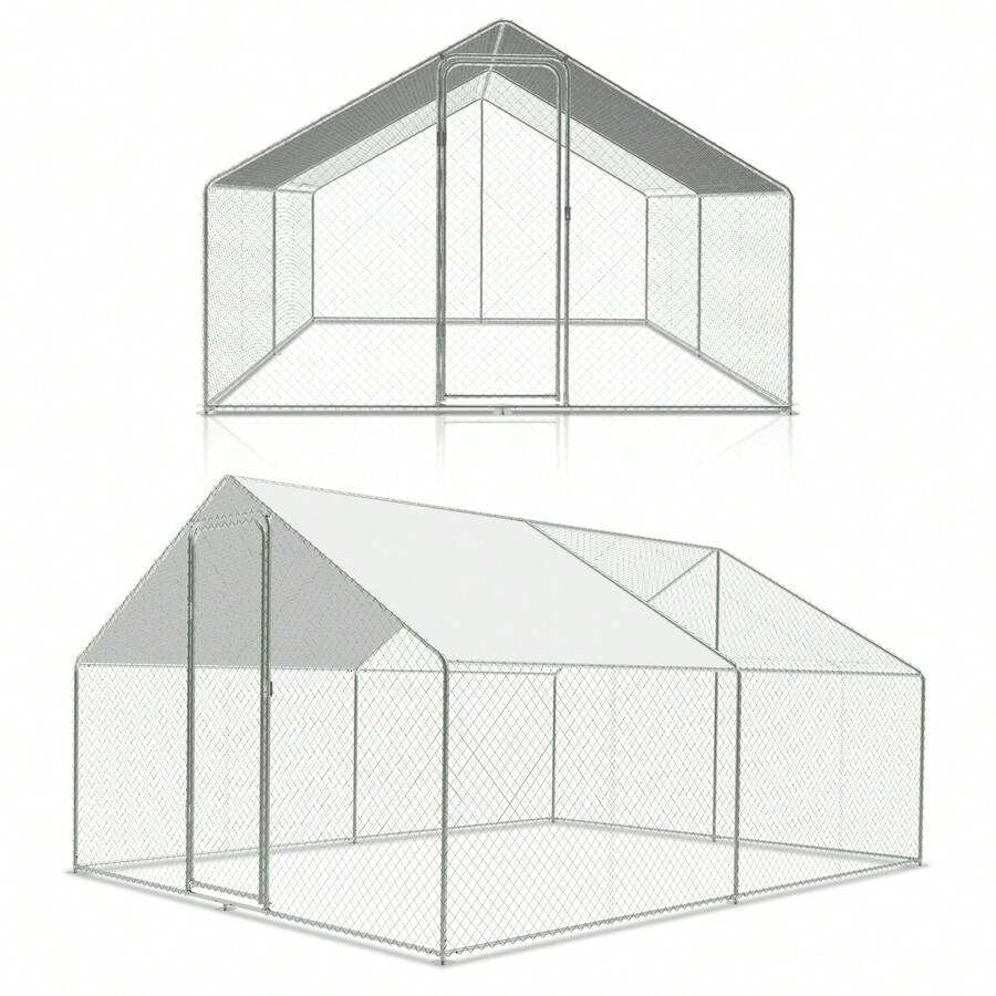 Cecaylie Chicken Coop Outdoor Enclosure Poultry House Outdoor Enclosure ...