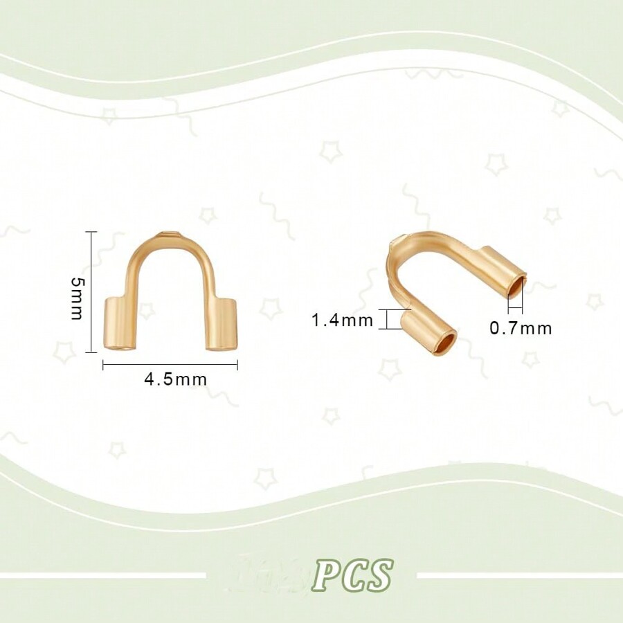 Gold Plated Wire Protectors Wire Guard Guardian Protectors Loops For ...