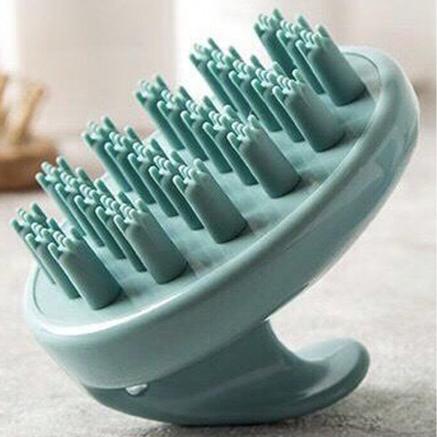 Scalp Massager Brush Hair Shampoo Brush Scrubber Dandruff Reduce ...
