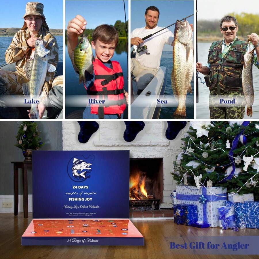 Fishing Advent Calendar: 24 Lures Fishing Advent Calendar For Adults ... Fishing Advent Calendar: 24 Lures Fishing Advent Calendar For Adults ...