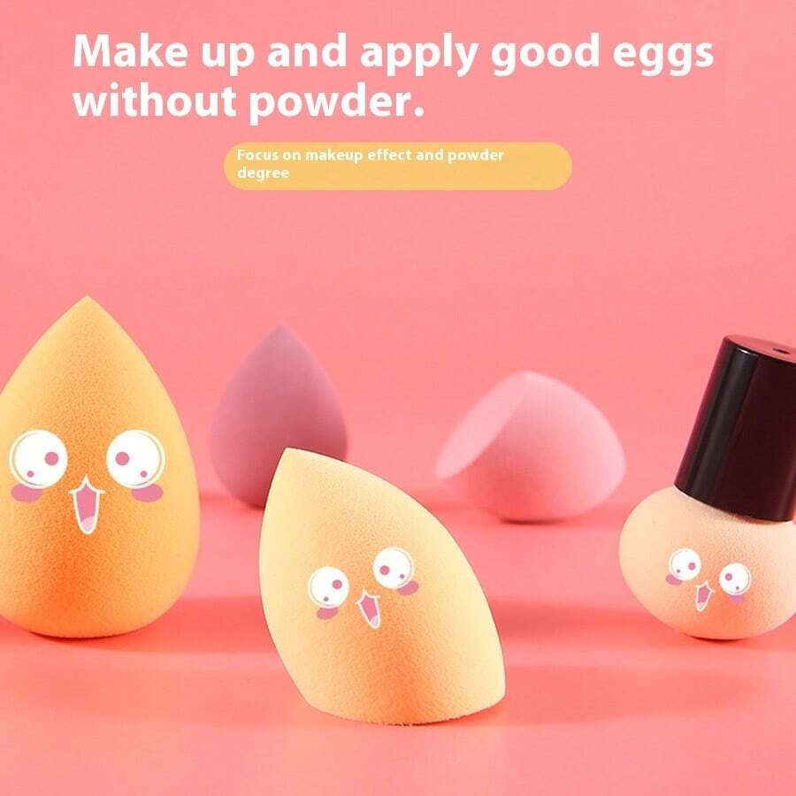 Juego de esponjas para maquillaje con forma de cabeza de hongo ...