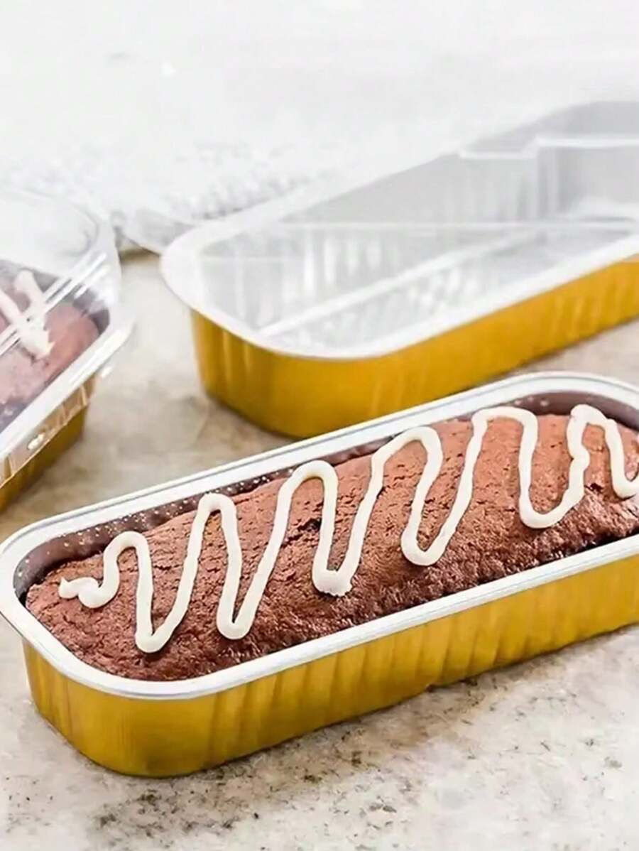 10Pcs Air Fryer Square Tinfoil Box Packing Picnic Aluminum Foil ...