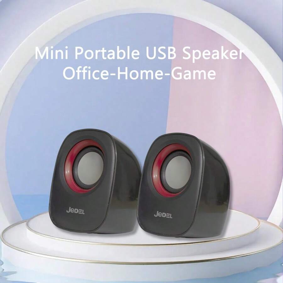 Altavoz de PC, altavoz de escritorio dual, alimentado por USB, toma de ...
