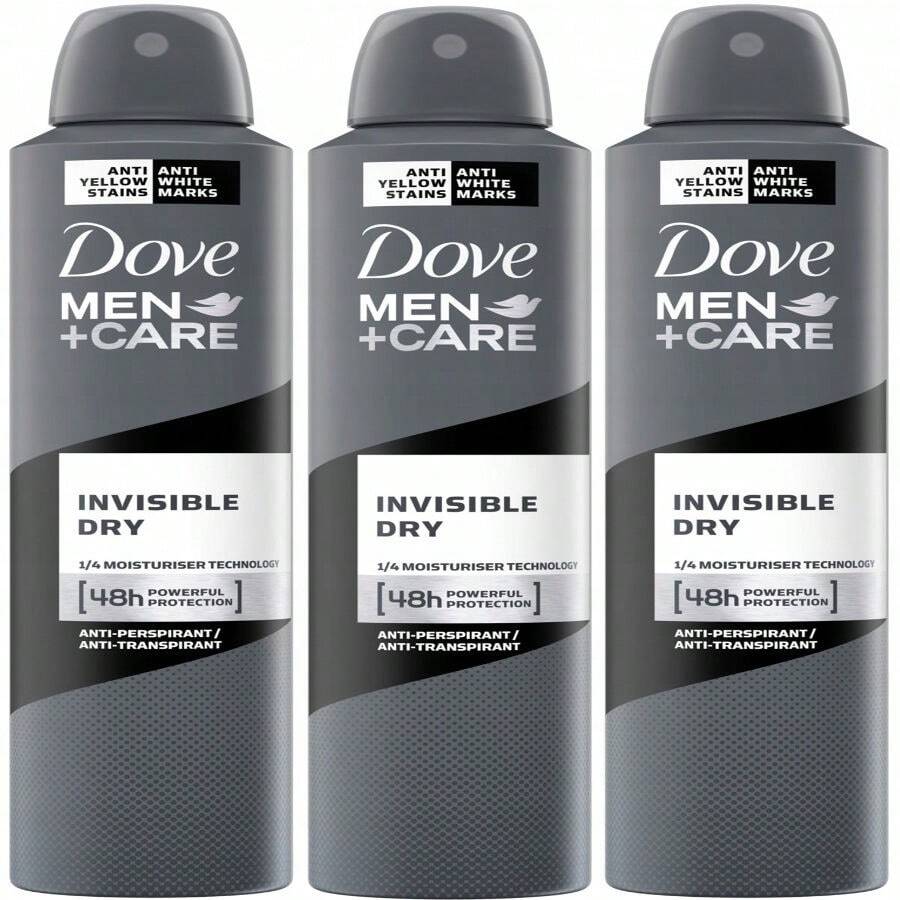 Dove For Men Plus Care Invisible Dry Aerosol Anti-Perspirant Deodorant ...
