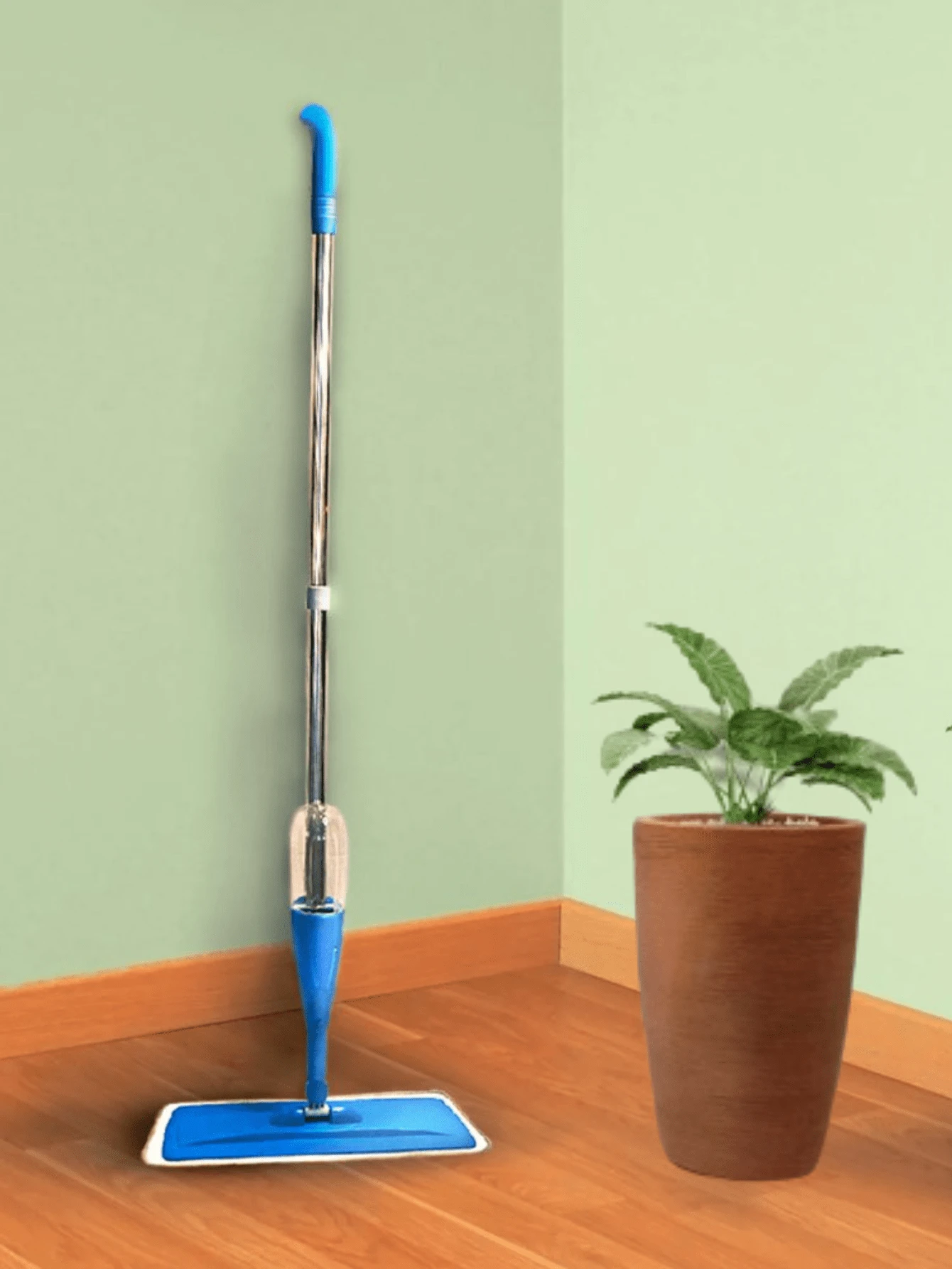 Spray Mop With Dispenser Reservoir Articulated Base Mop Cleaning Floor ...