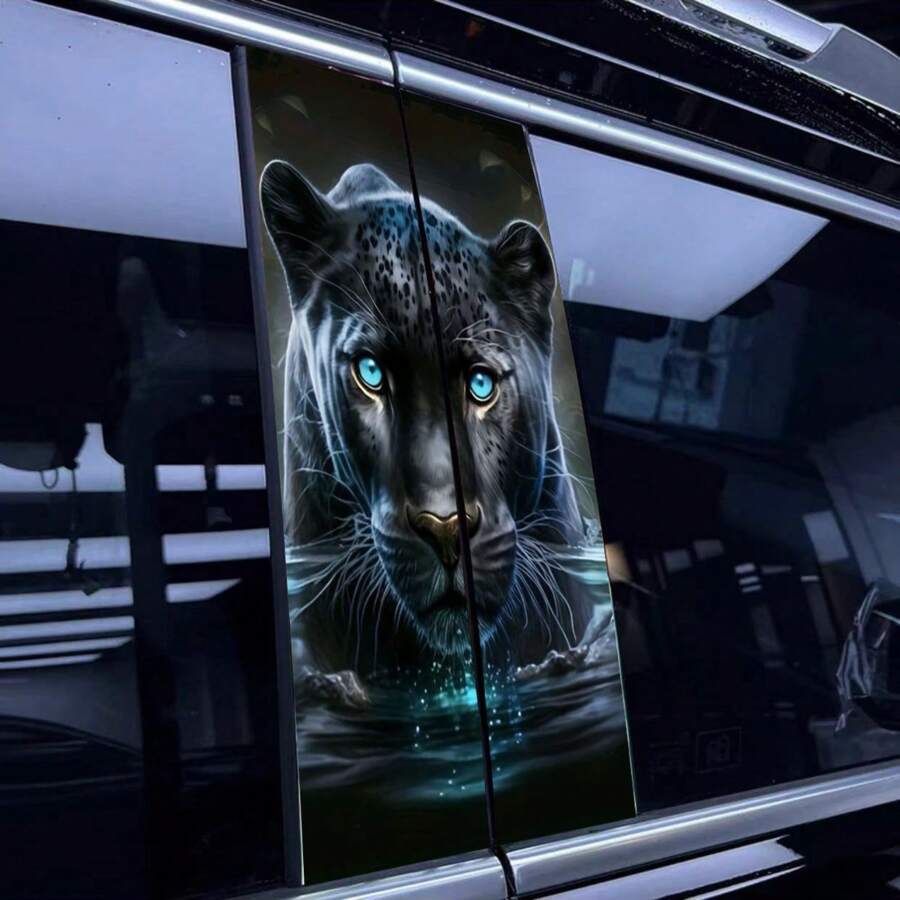 1 Pair Staring Sticker Decal Car B-Pillar PVC Stickers For Cars ...