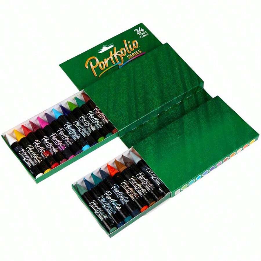 Crayola 24-Color Crayola Portfolio Series Water Soluble Oil Pastels ...