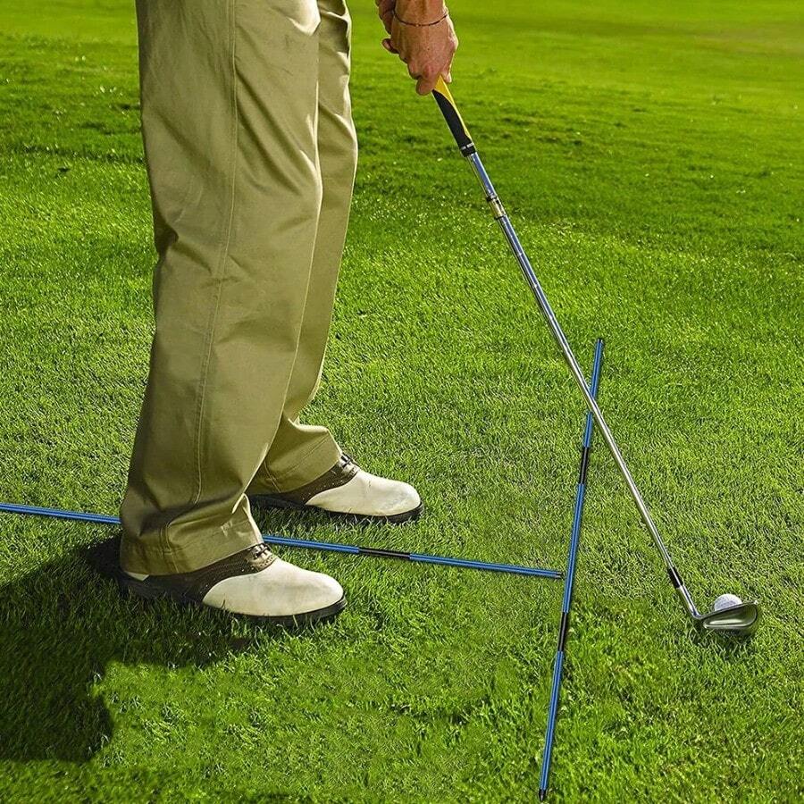 2 Pack Golf Alignment Stick Golf Alignment Sticks Collapsible Golf ...