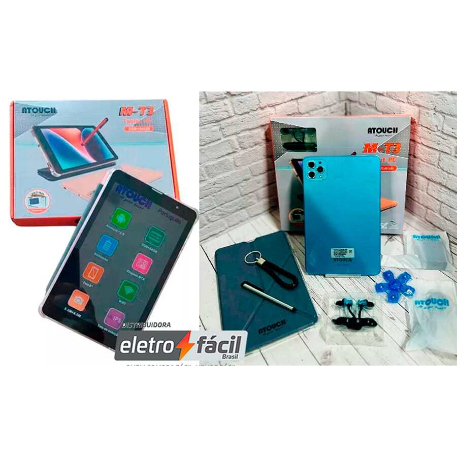 Atouch M-T3 8-Inch Tablet 64GB+2 RAM Study Work Android 12.0 5G | شي إن