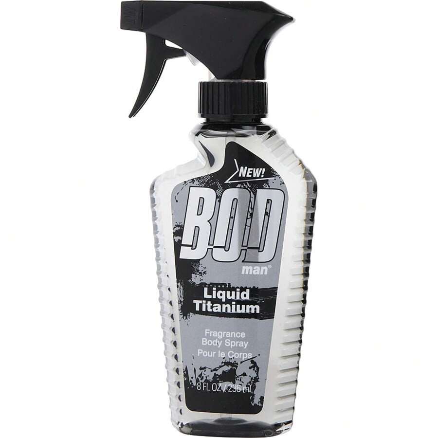 Bod Man Liquid Titanium By Parfums De Coeur Men Fragrance Body Spray 8 ...