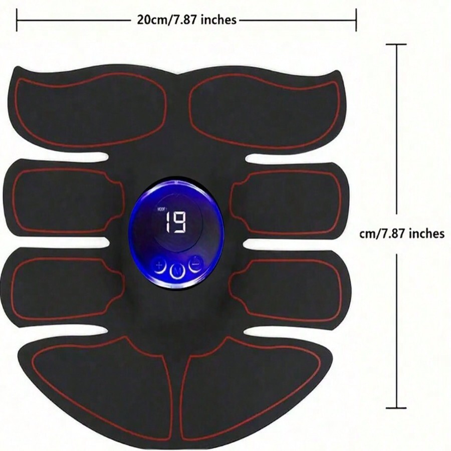 EMS Abdominal Muscle Stimulator Fitness ABS Arm Training Patches Muscle ...