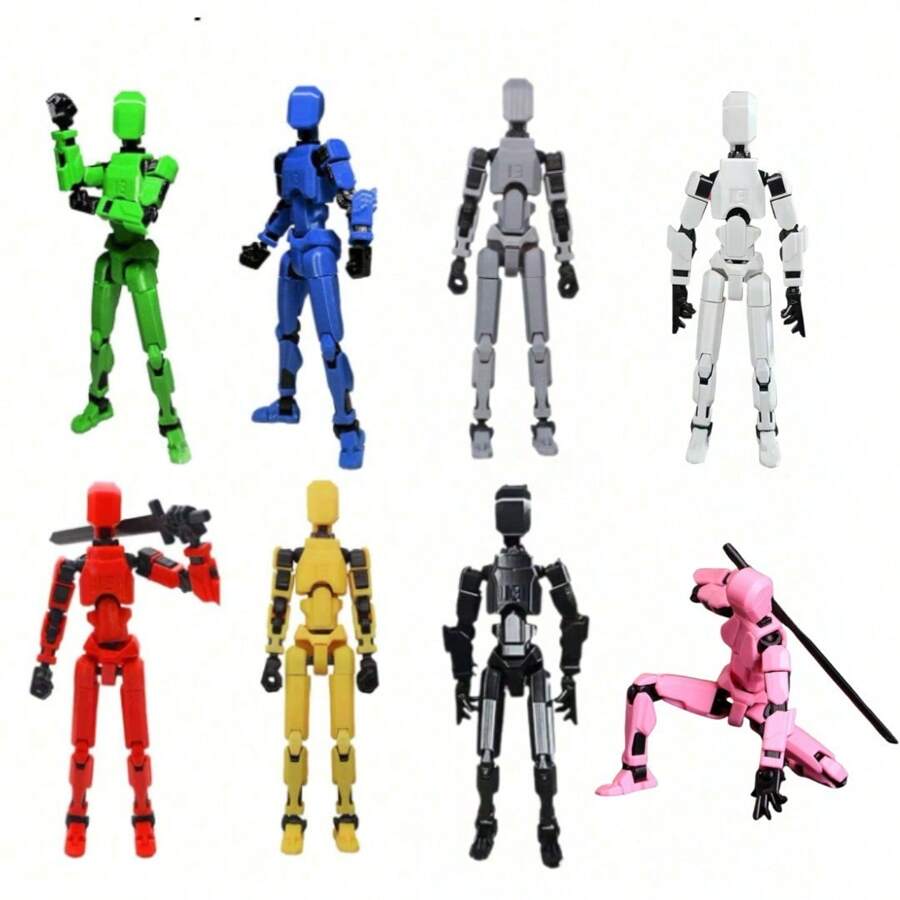 4 Articulated Figures Robots Dummy 13 Armed With 3d Ray | SHEIN USA