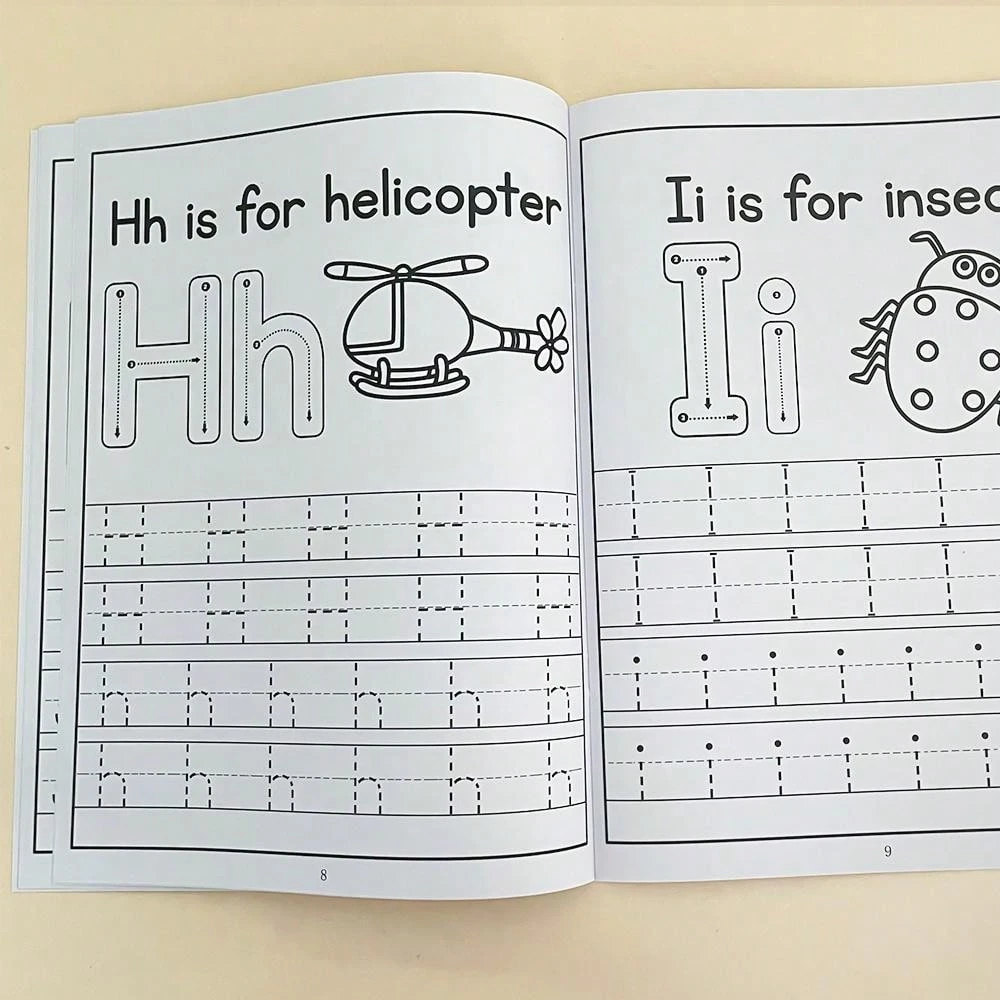 28 pages Cahier d'exercices de traçage de lettres pour l'éducation ...