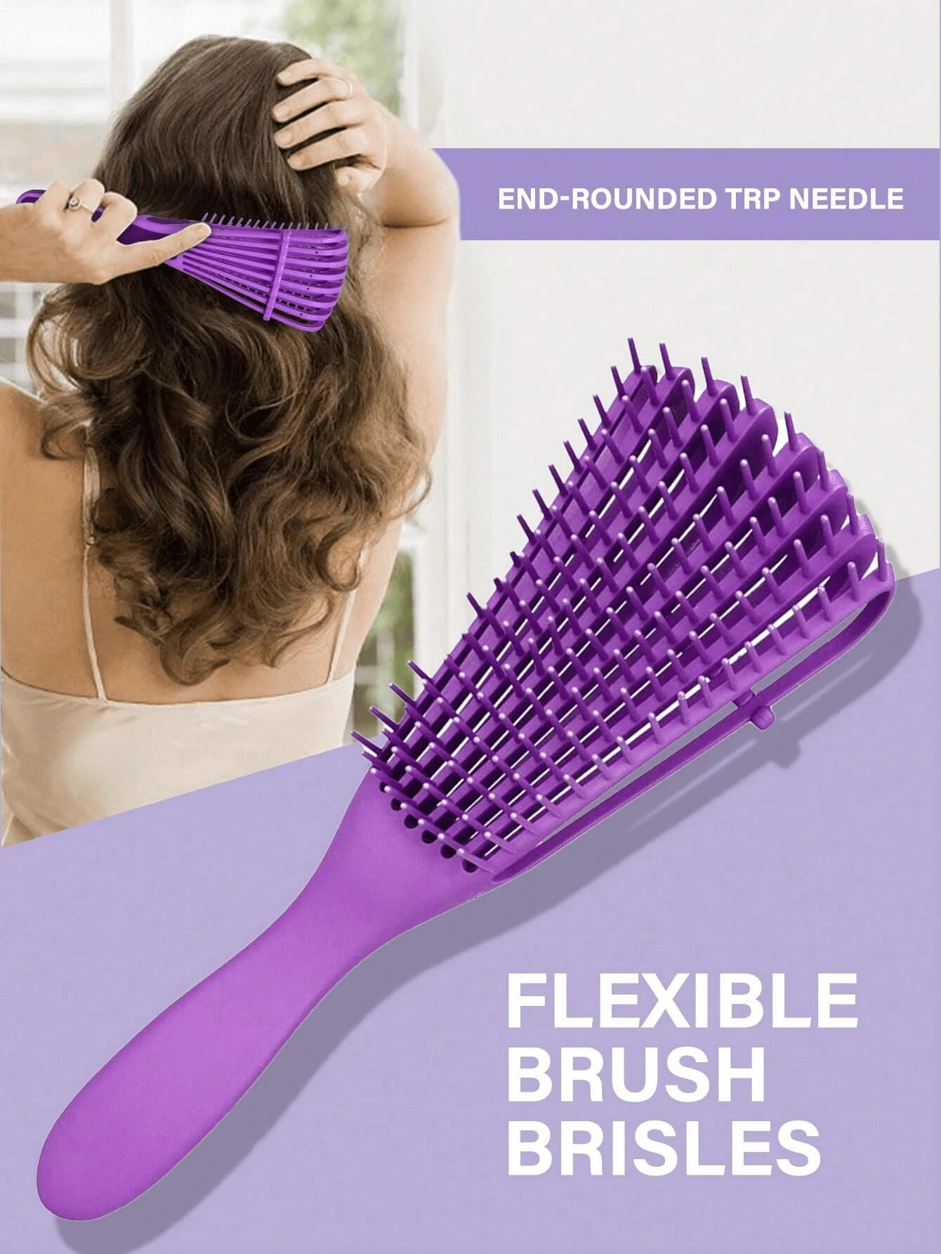 Detangling Brush For Black Natural Hair, Detangler Brush For Curly Hair ...