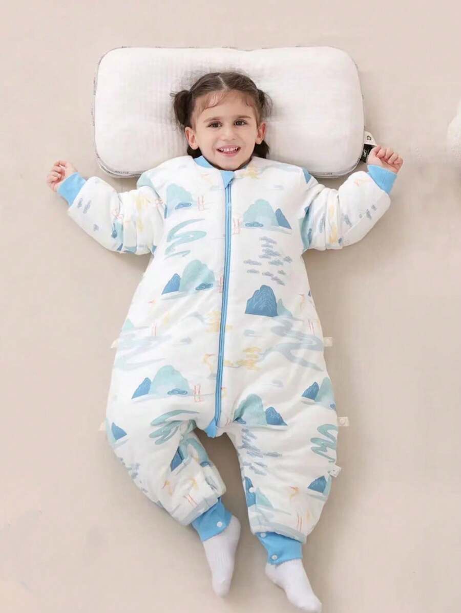 3.5TOG Children Thick Quilted Warm Sleepsack For Autumn Winter Sleep ...