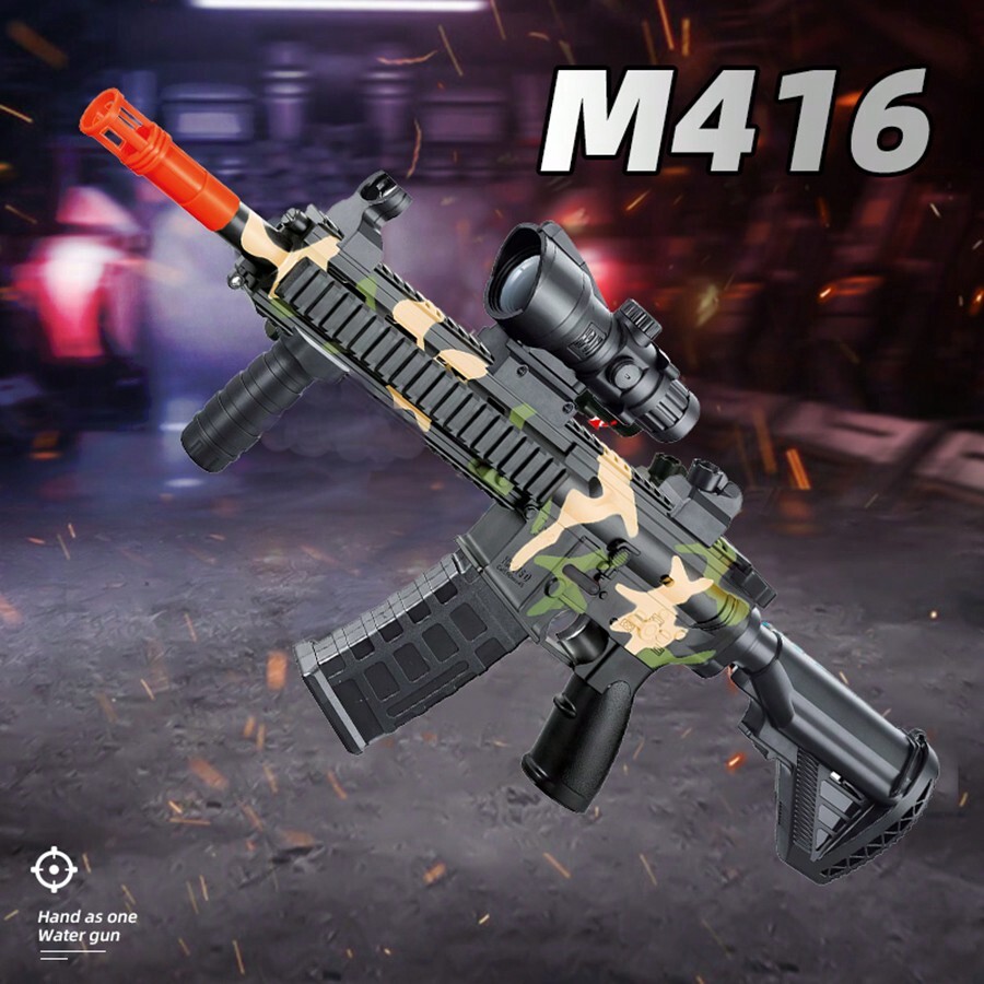 Modelo de juguete clásico M416 manual con múltiples opciones de color para la recámara trasera ...