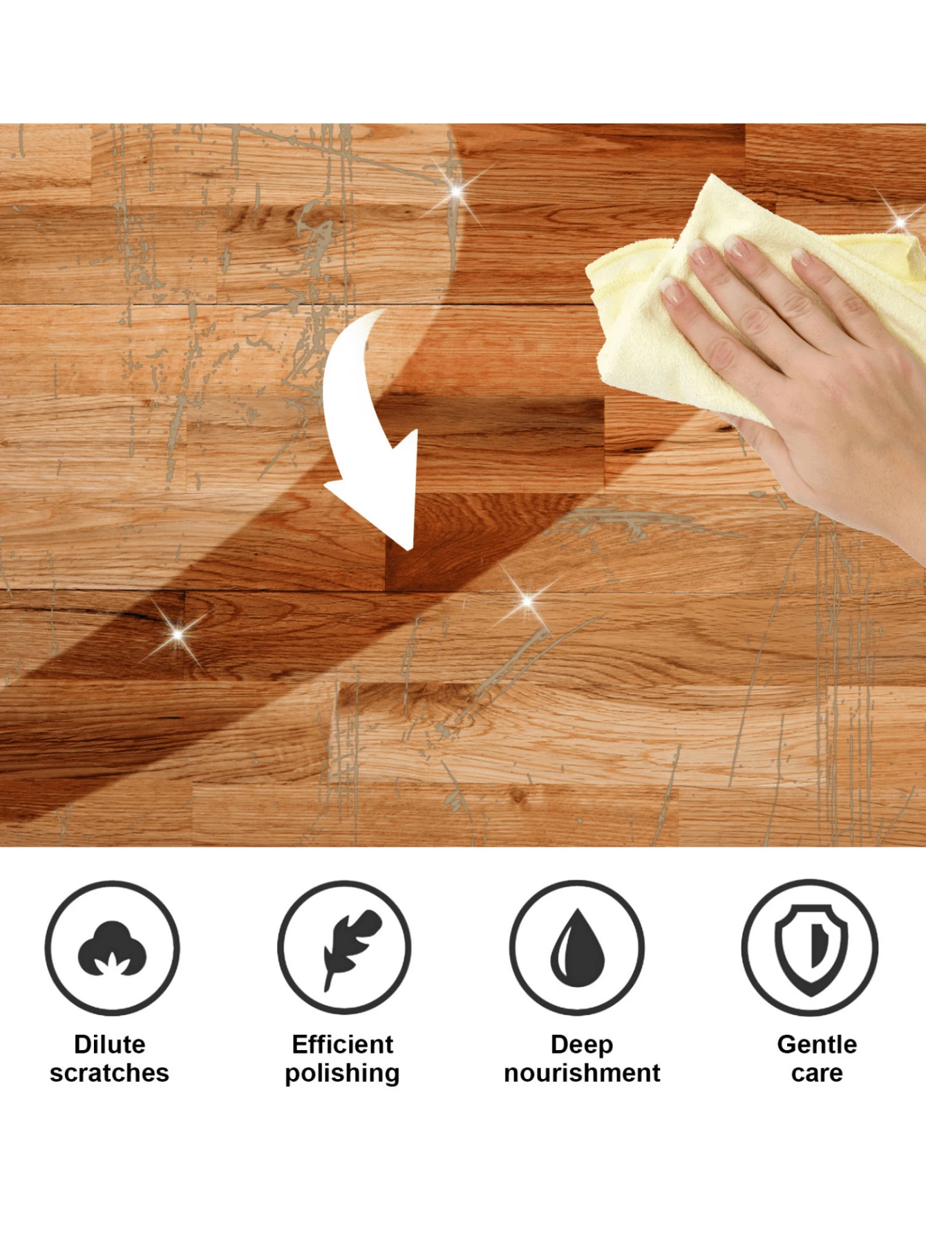 Wood Polishing Beeswax, Furniture Rejuvenation Brightening & Cleaning ...