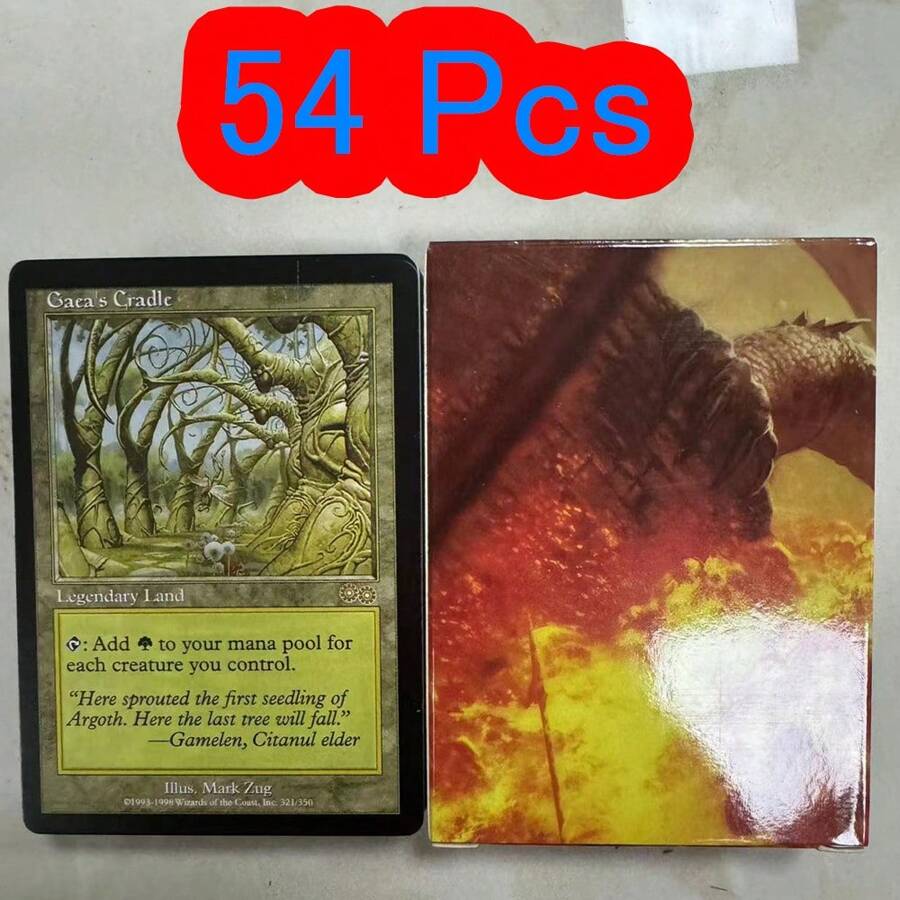 54pcs Black Core Magic The Gathering Cards P9 Dual Land Fetch Land Shock Lands Proxy Cards ...