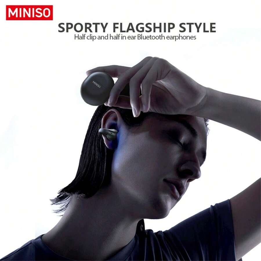 Miniso MINISO X31 Open Ear Earphone Wireless Bone Conduction Headphone ...