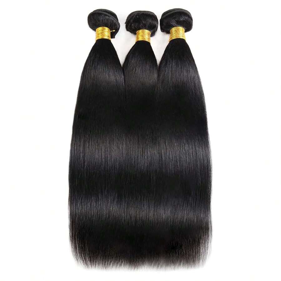 PAZAT 12A Straight Hair Bundles Brazilian Virgin Mixed Human Hair ...