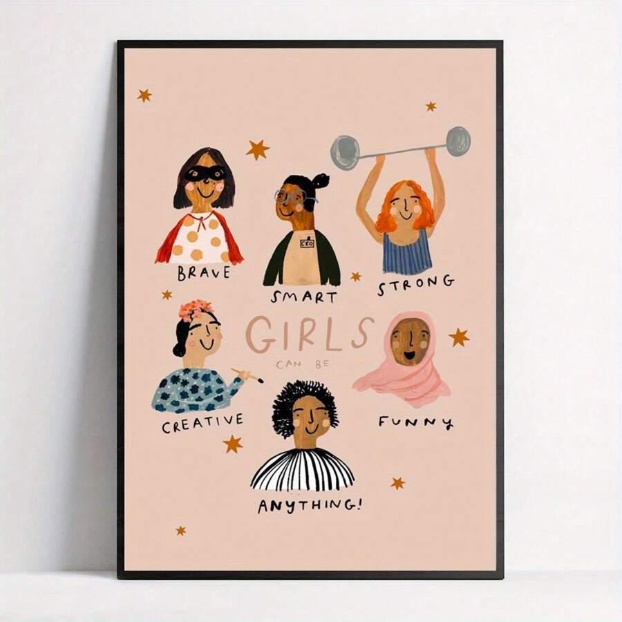 Girl Power Poster: Inspiring Art For Home Decor - Available In Various ...