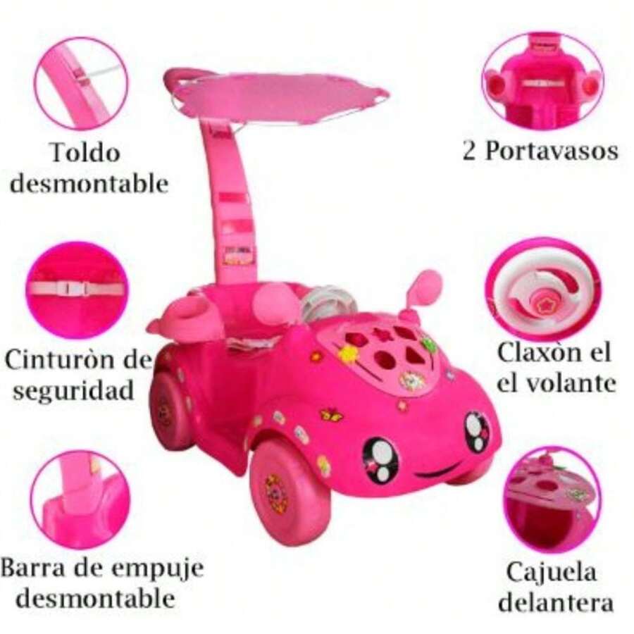 Carrito Montable Infantil Mytoy Mini Movil Rosa Mod 5205 | Moda de ...