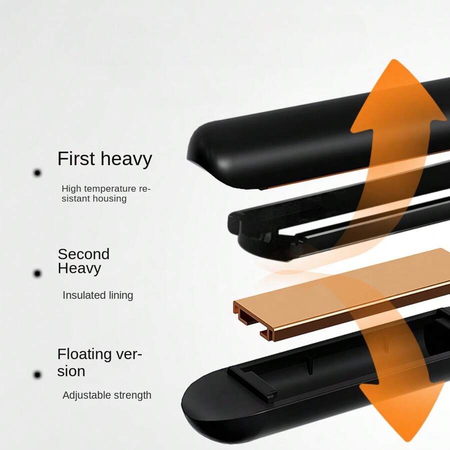 2-In-1 USB Powered Hair Straightener & Curler, Dual Function Flat Iron ...