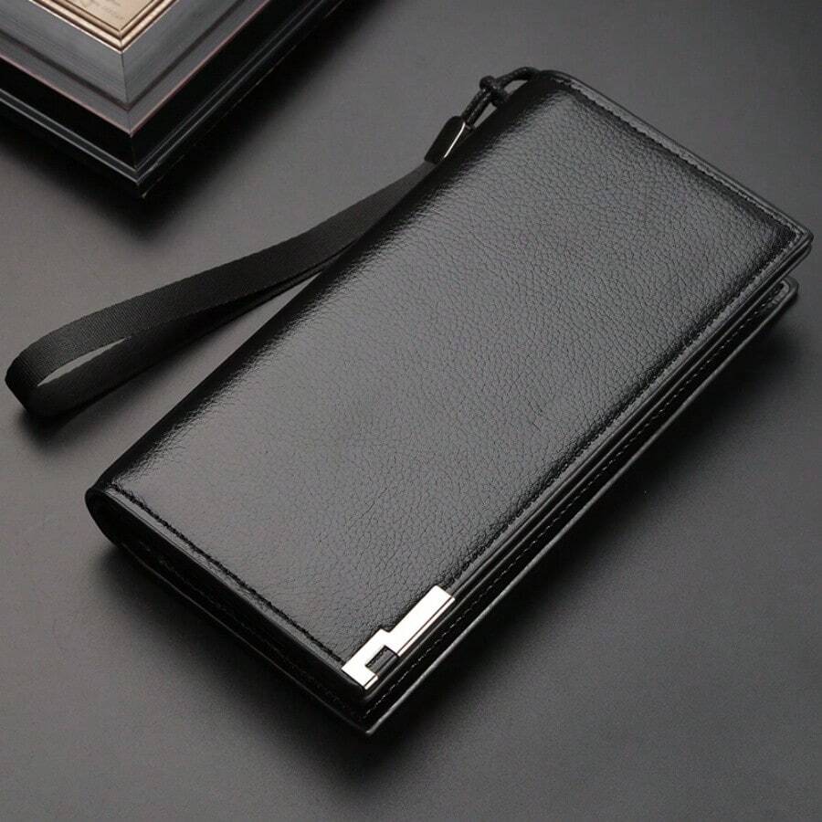 Iron Edge Wallet For Men Wallet Purse Wallet Long Wallet | SHEIN USA