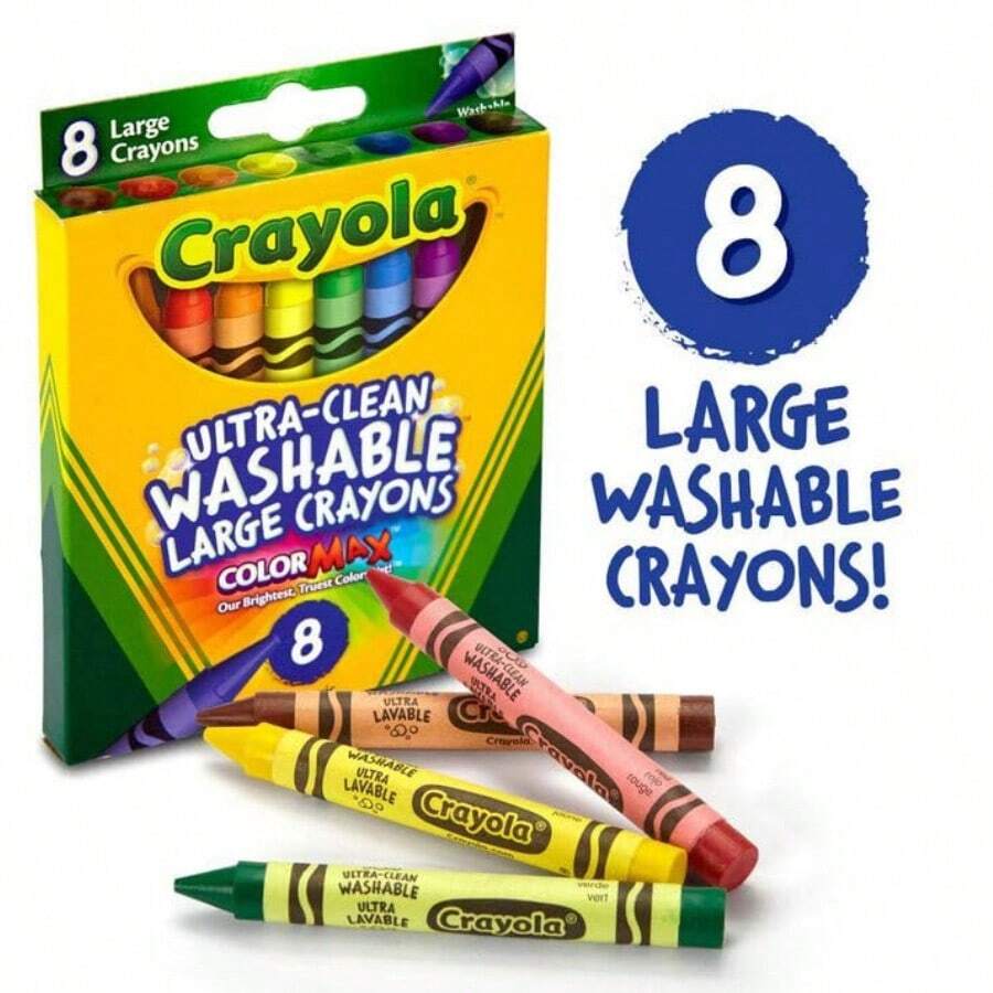 Crayola Holiday Art Bundle 2024 Large Washable Crayons Set Christmas ...