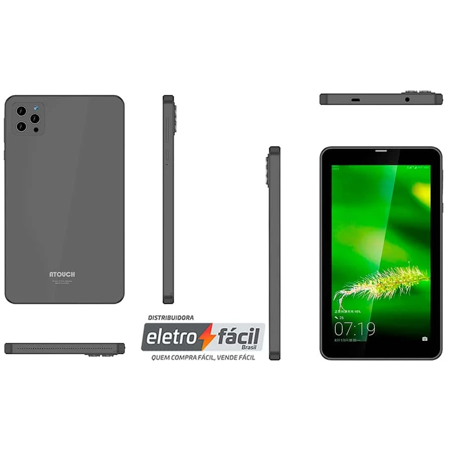 Tablet Atouch X18 2RAM 64GB Android 12 7 Polegada Dual Chip | SHEIN Brasil