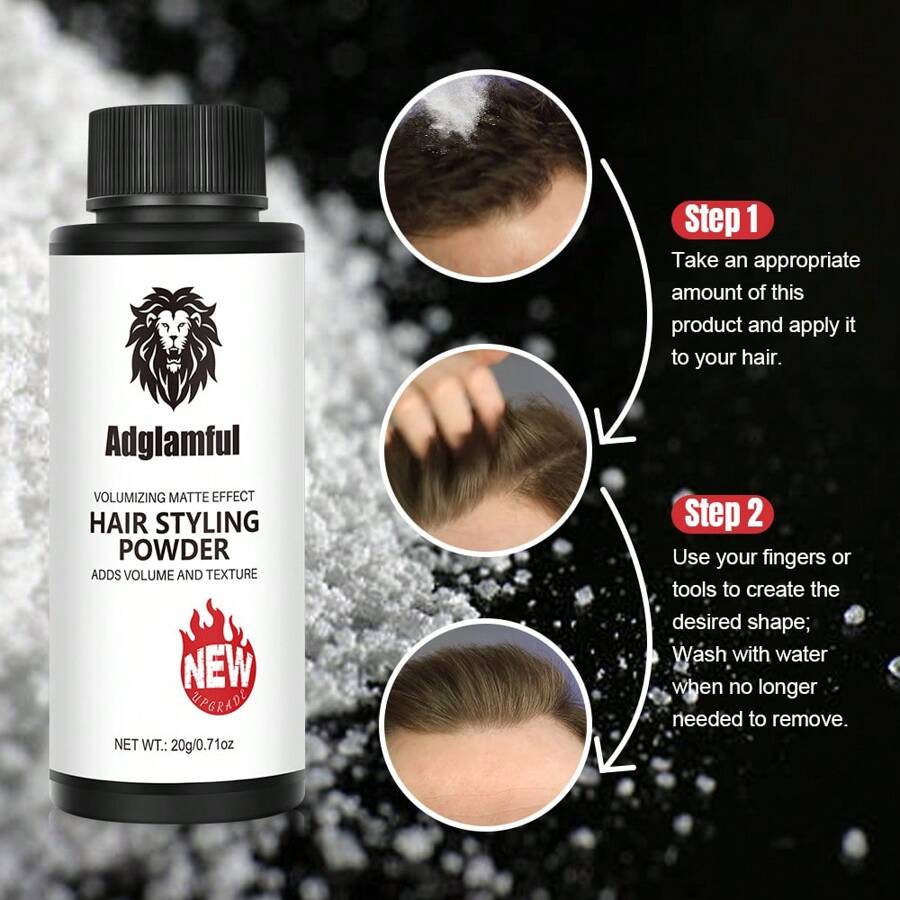 20g Hair Volumizing Powder For Fluffy & Bouncy Hairstyles, Easy Styling ...