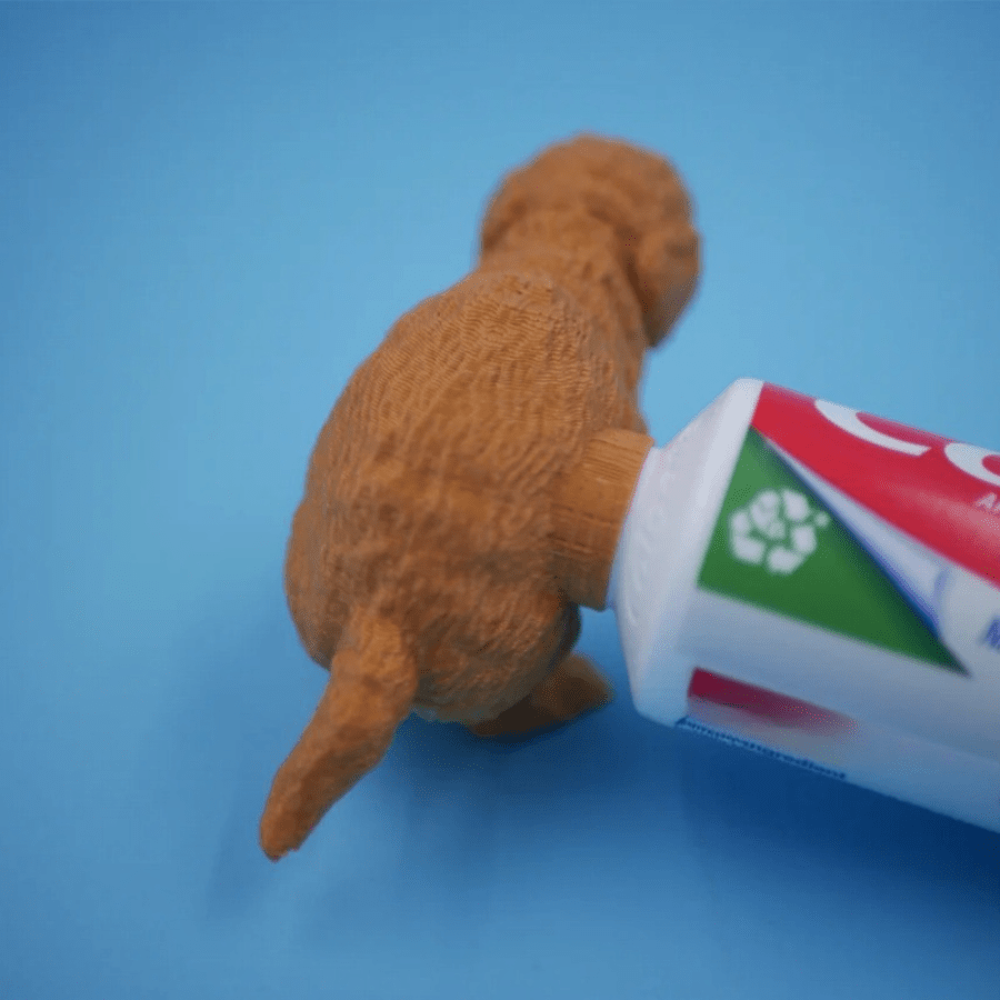 1pc Puppy Poop Shaped Toothpaste Dispenser, Toothpaste Cap, Anti ...