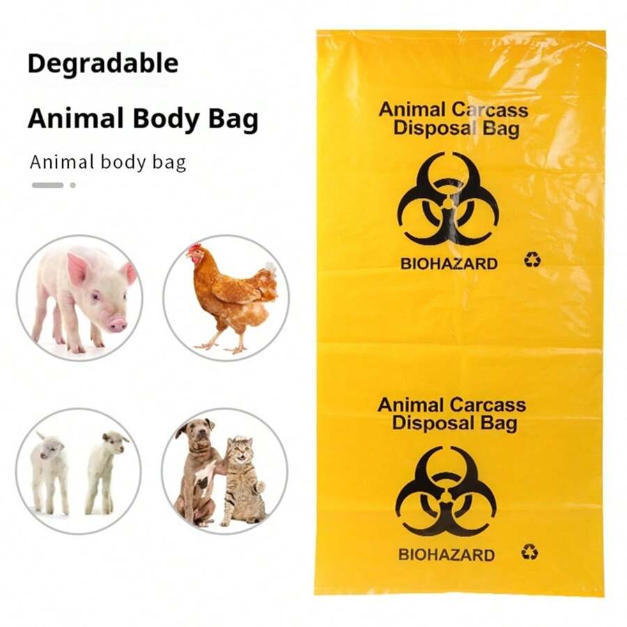 Saco para cadáver de animal de estimação tem 1,5 metros de espessura ...