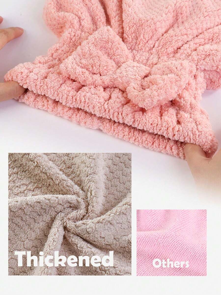 1 pieza Toalla para secar el cabello extra absorbente, gorra de baño de ...