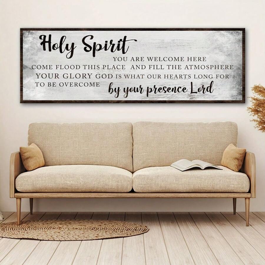 Artistic Holy Spirit Canvas Print: Inspirational Wall Art For Home ...