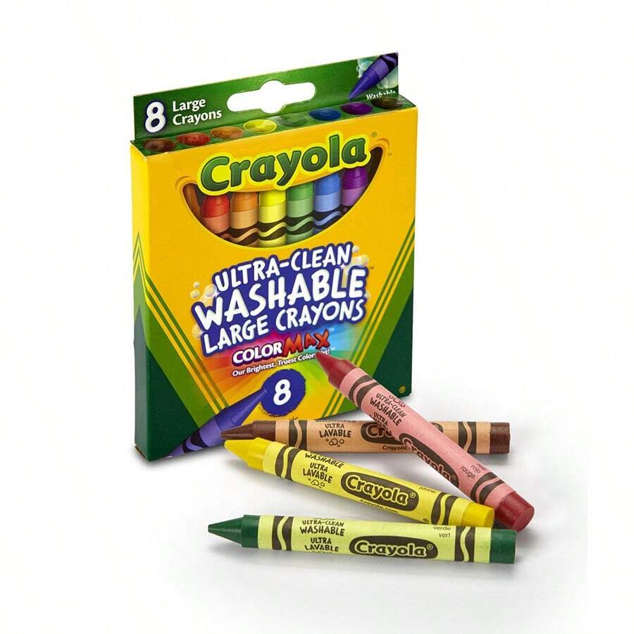 Crayola Holiday Art Bundle 2024 Large Washable Crayons Set Christmas ...