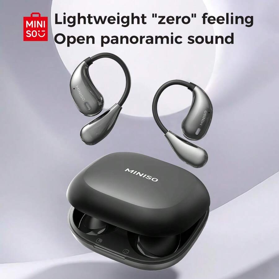 Miniso MINISO X33 True Wireless Open Ear Earbuds Wireless 5.4, Up To 35 ...
