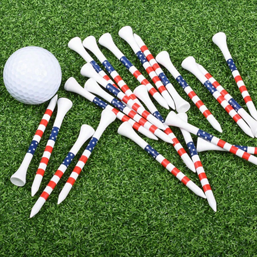 American Flag Style Golf Tees Bamboo Tees Friendly Material Reduce ... American Flag Style Golf Tees Bamboo Tees Friendly Material Reduce ...
