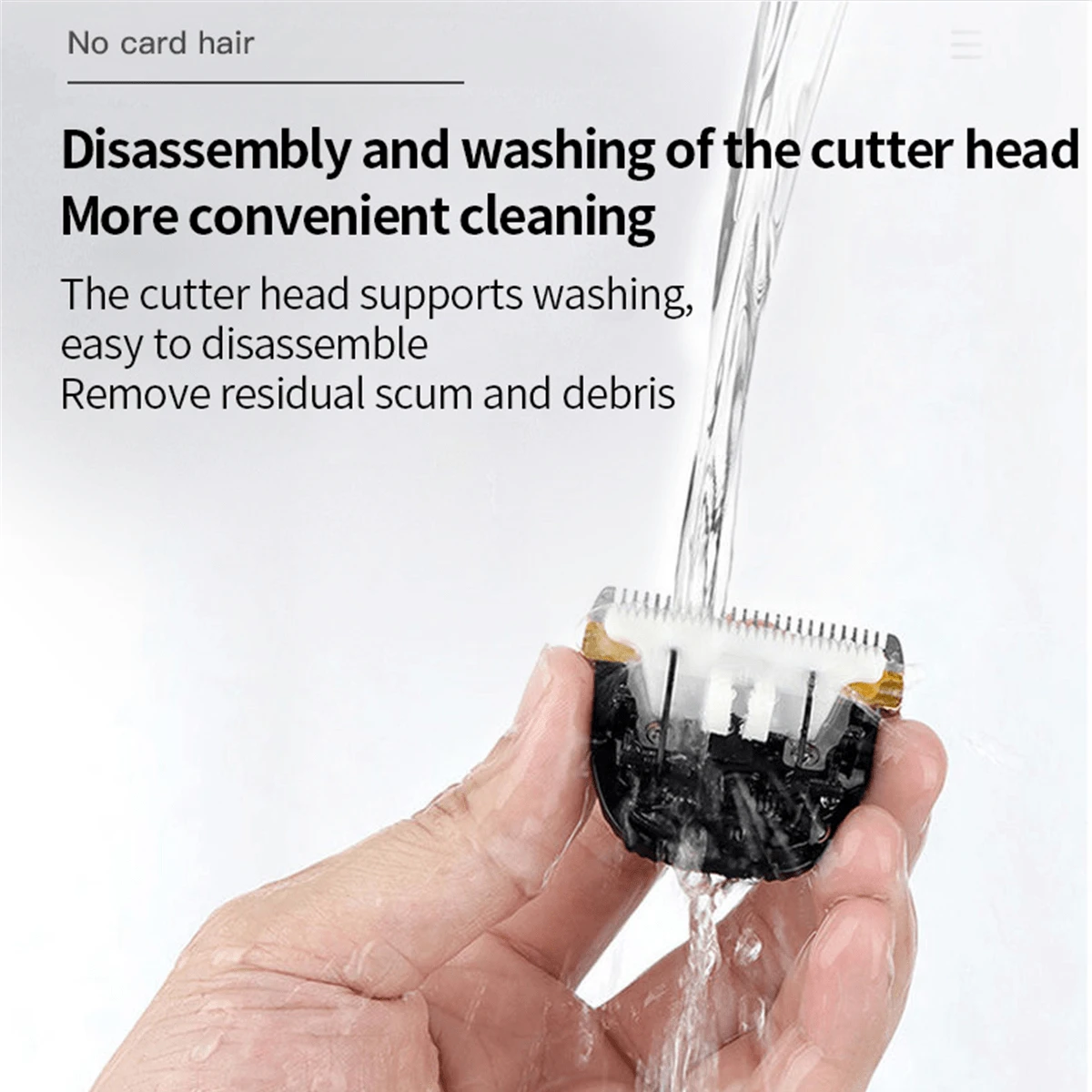 Electric Hair Clipper Cordless Barber Hair Trimmer Rechargeable Haircut ...